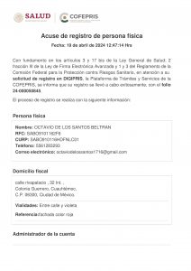 Alta en el sistema de DIGIPRiS para trámites autogestivos - VUMIPYMES